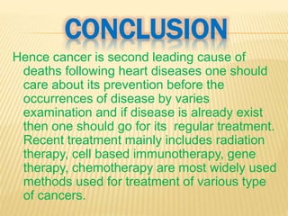 Cancer | PPTX