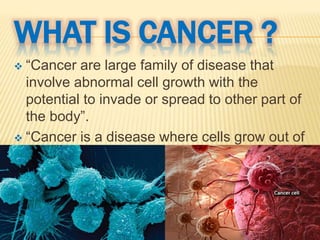Cancer | PPTX