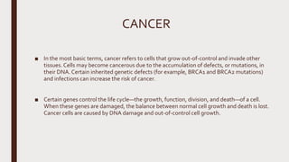 Cancer | PPTX