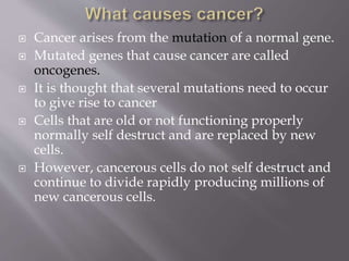 Cancer | PPTX