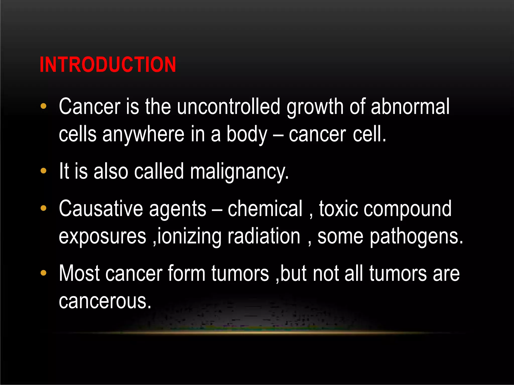 Cancer | PPTX