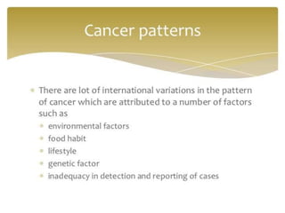 Cancer Lecture | PPT