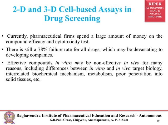Screening Models Of Anti Cancer Drugs | PPTX | Cancer | Diseases and ...