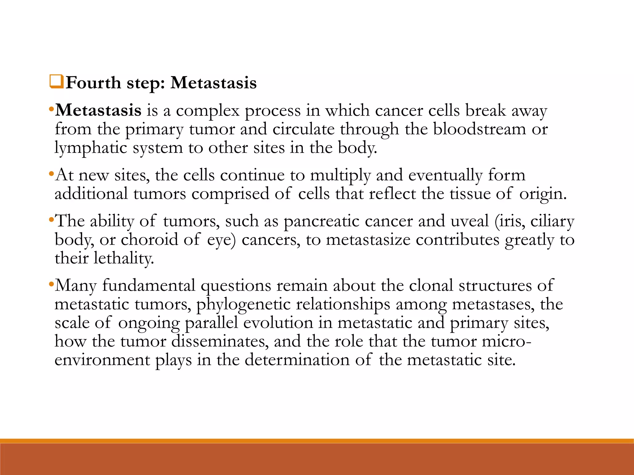 Cancer, Etiology, Classification and Pathophysiology | PPTX