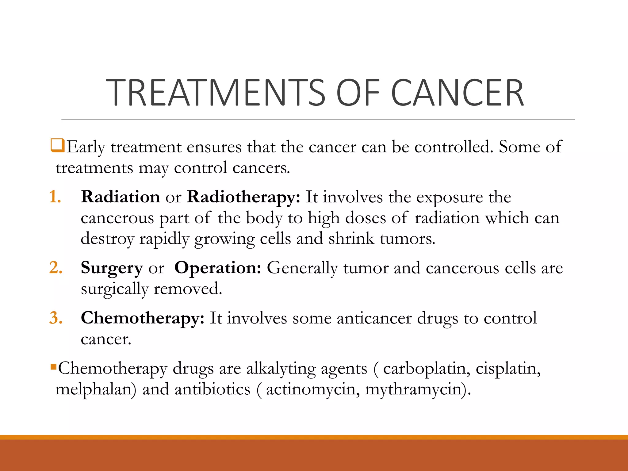 Cancer, Etiology, Classification and Pathophysiology | PPTX