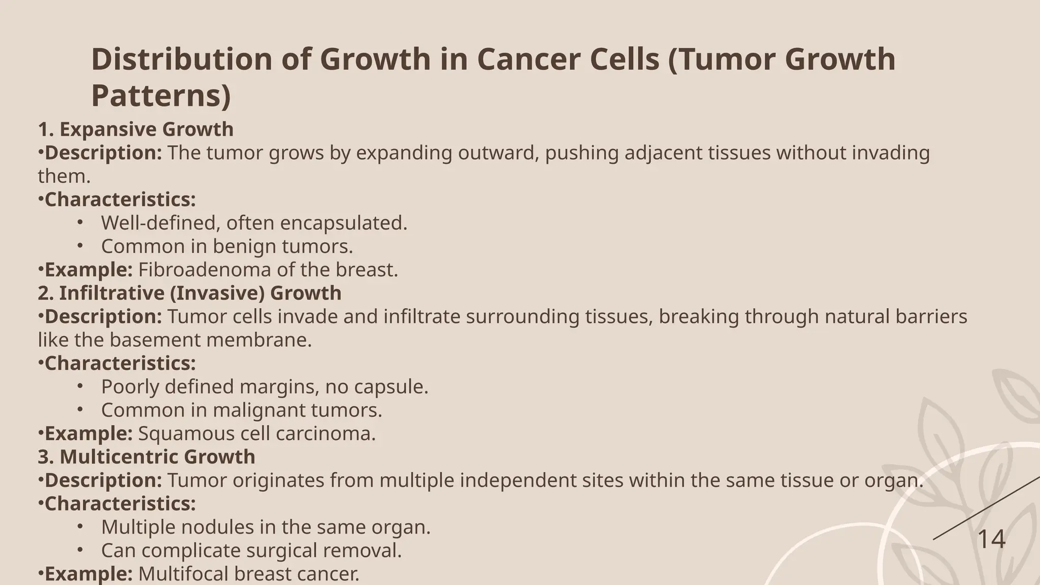 cancer, Benign Tumors, Malignant Tumors, Metastasis | PPTX