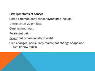 CANCER and nursing management .pptx