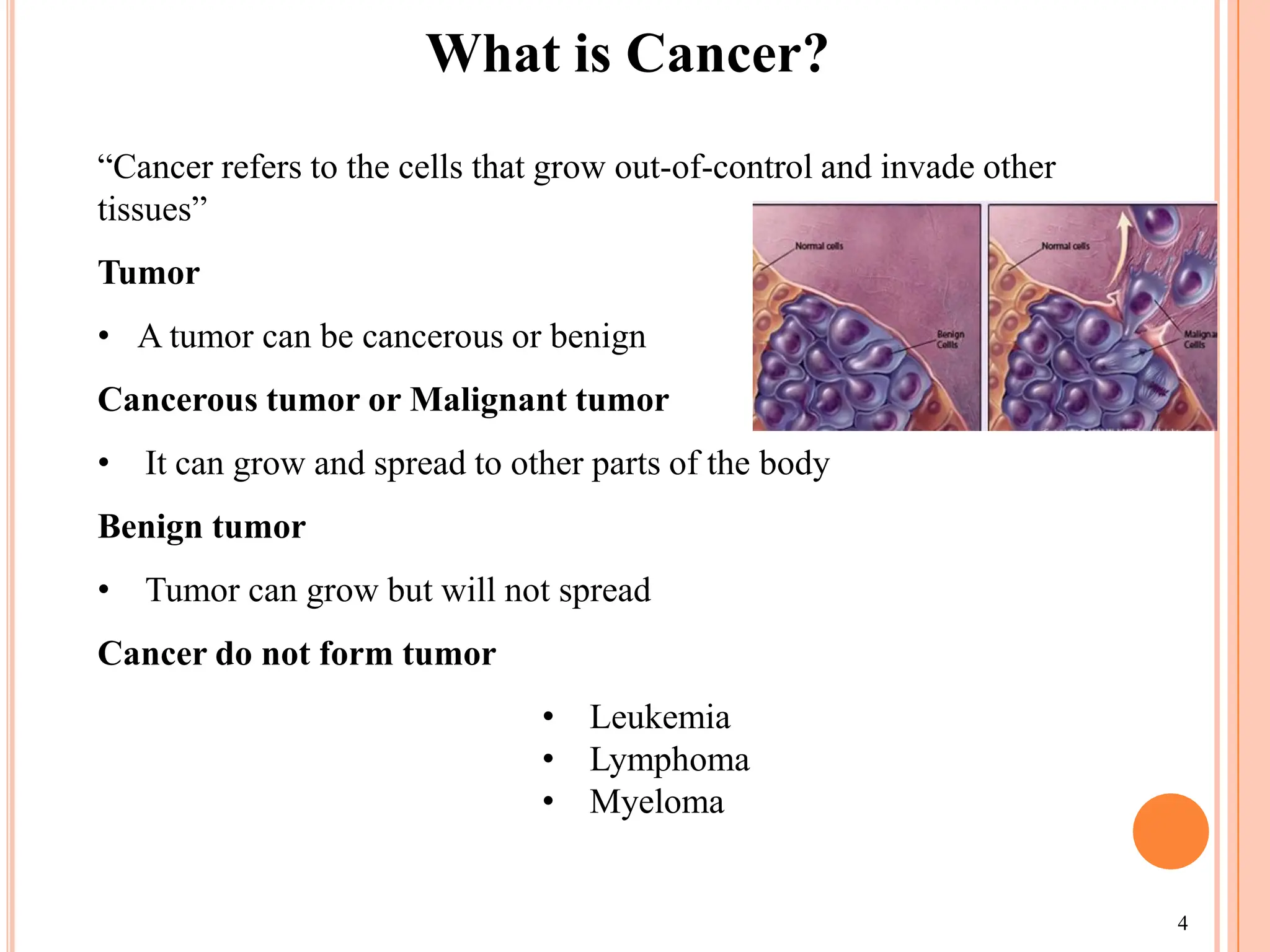 Cancer Def, Causes, Complications and more | PDF