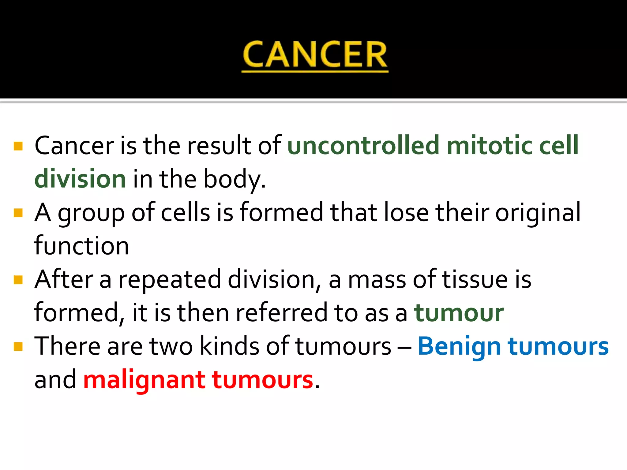 Cancer grade 10 | PPTX