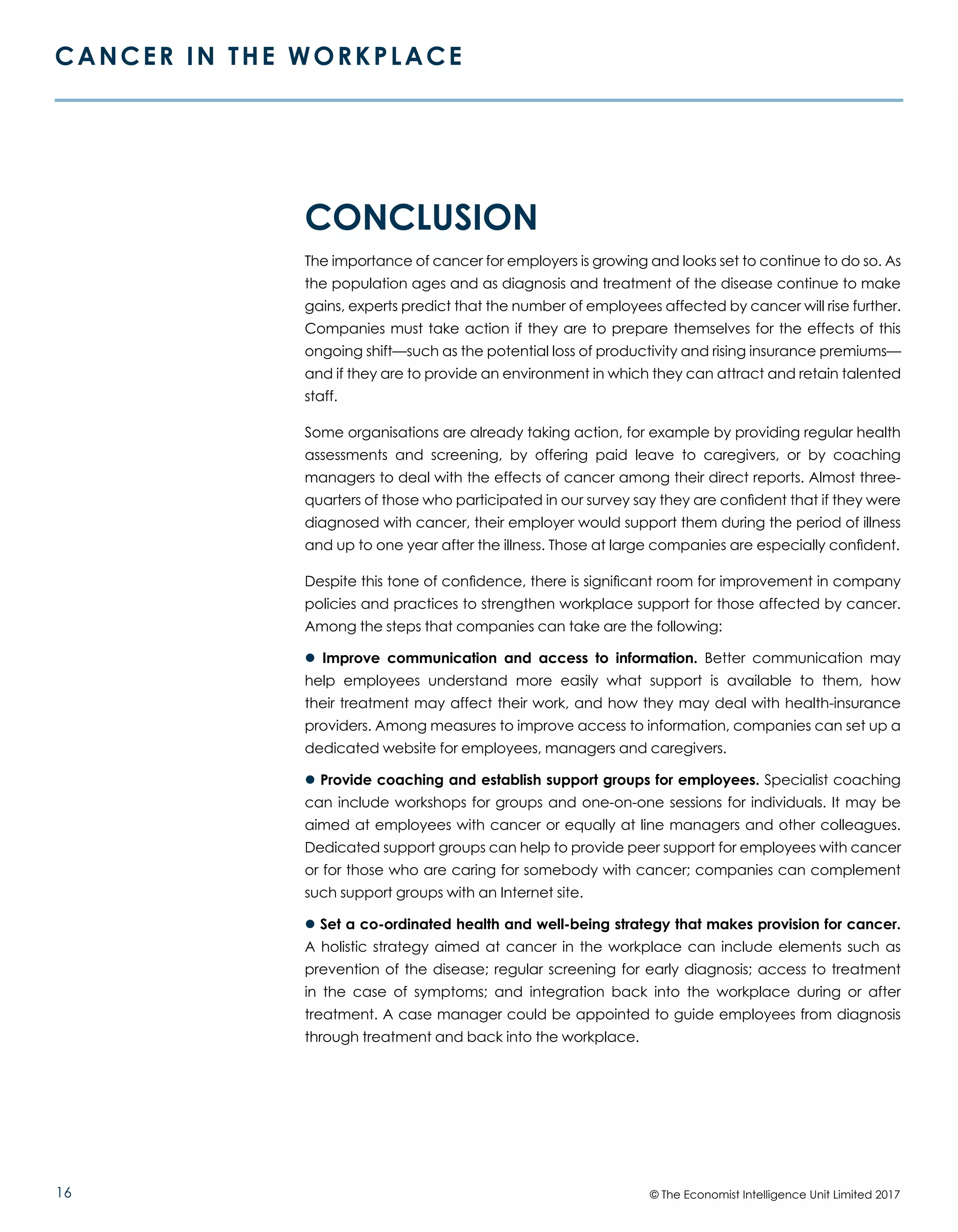Cancer in the workplace | PDF
