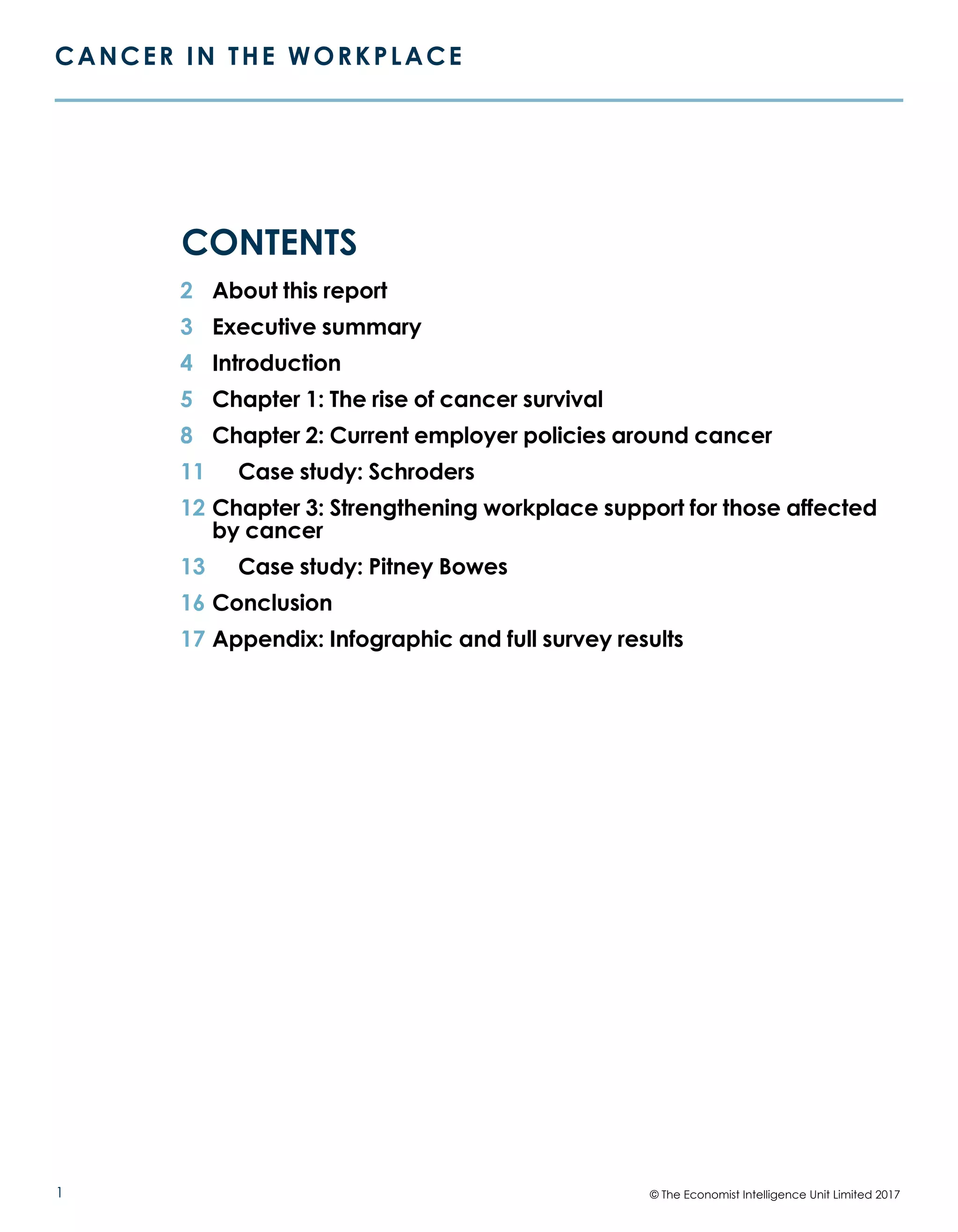 Cancer in the workplace | PDF