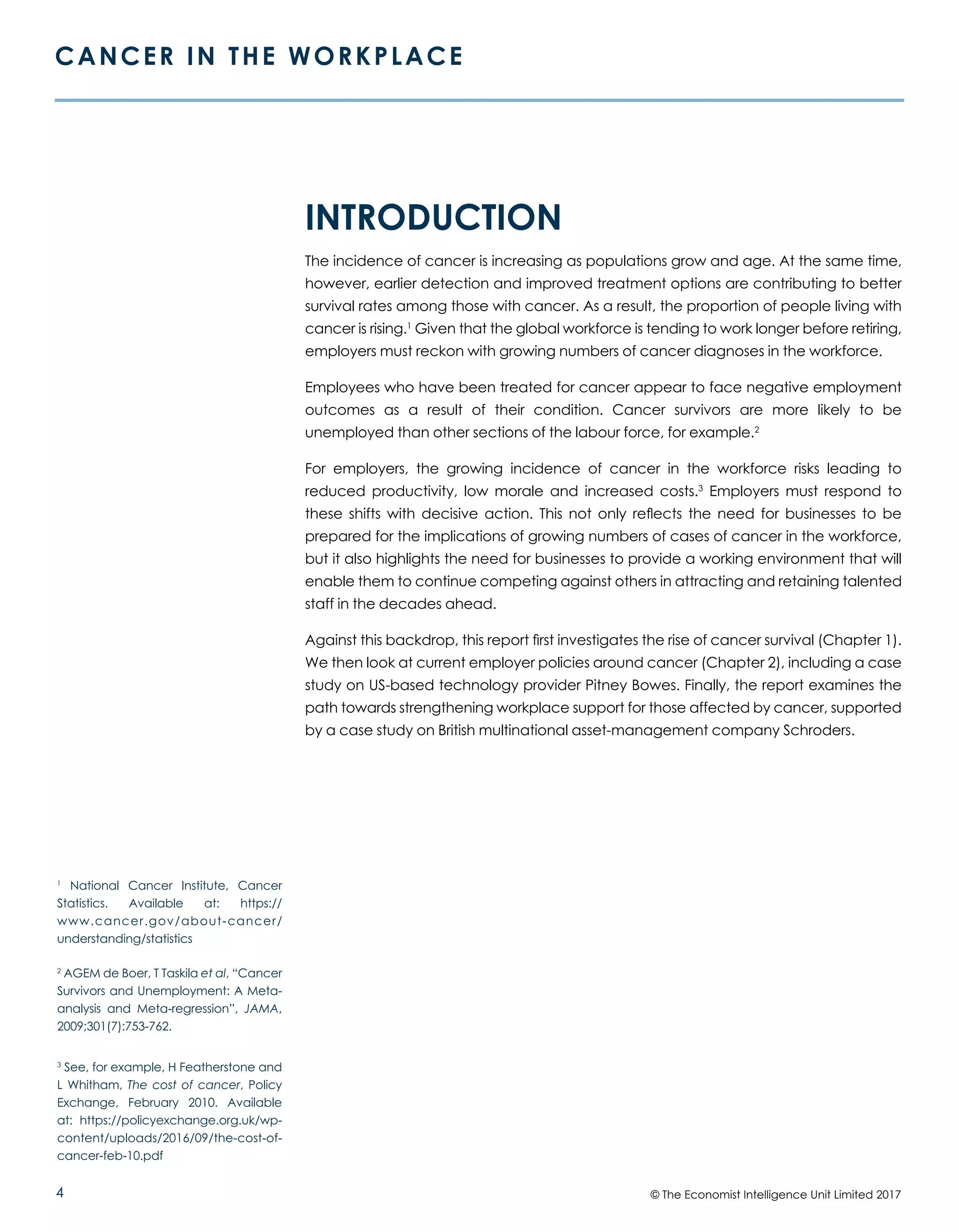 Cancer in the workplace | PDF