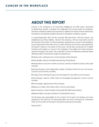 Cancer in the workplace | PDF