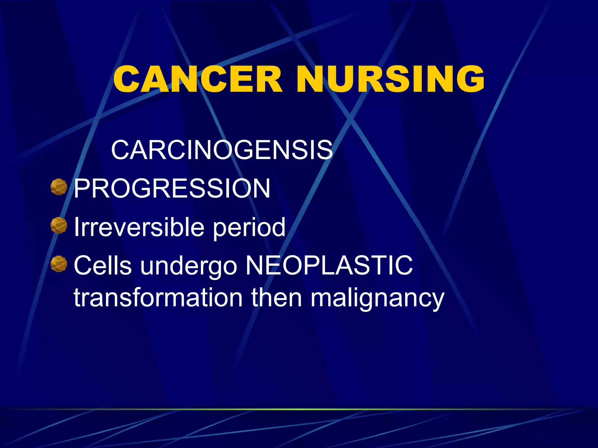 Cancer Nursing | PPT