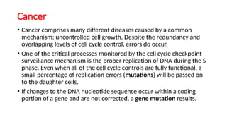Cancer-powerpoint-Cell and Molecular Biology | PPT