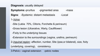 cancer-vulva gynaecology and obstatricsdddd | PDF