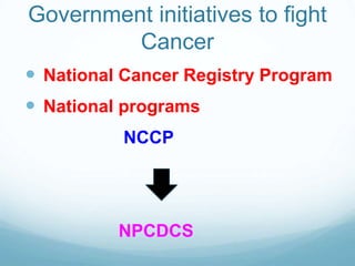 Cancer prevention and control 06.7.24 copy.pptx | Cancer | Diseases and ...