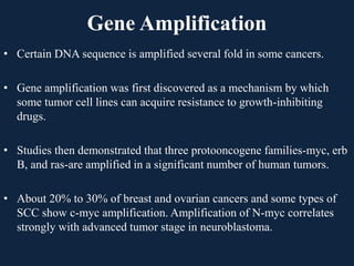Cancer and Oncogenesis | PPTX