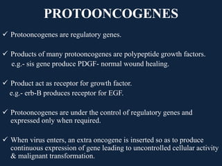 Cancer and Oncogenesis | PPTX