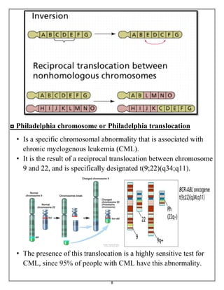 Gene mutation & Chromosomal Mutations | PDF