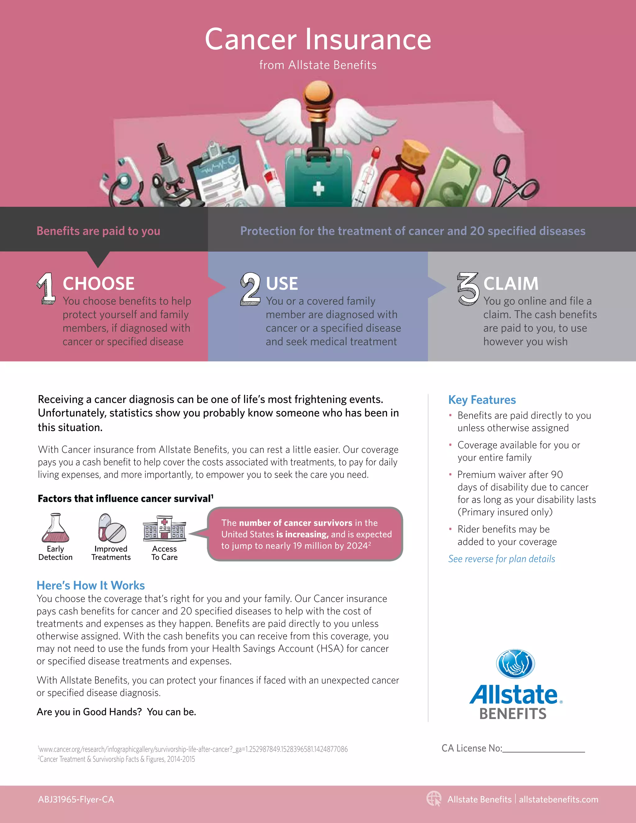 Cancer Insurance from Allstate Benefits | PDF