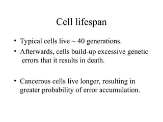 Cancer and Carcinogens: Its development and mechanisms.ppt