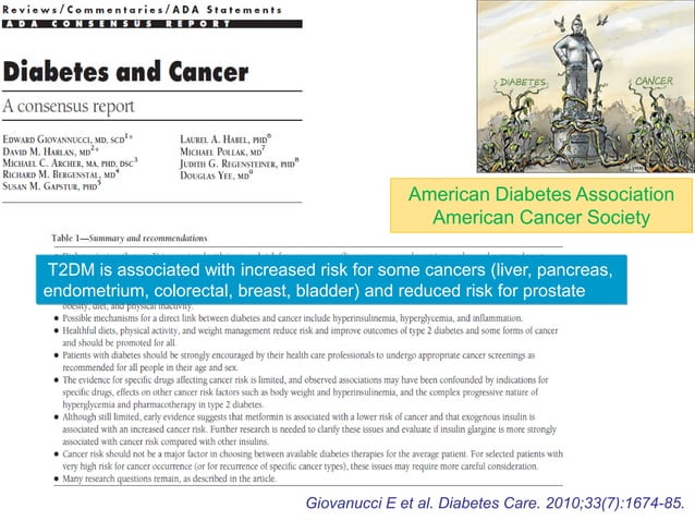 Type 2 Diabetes and Cancer | PDF | Diabetes | Diseases and Conditions