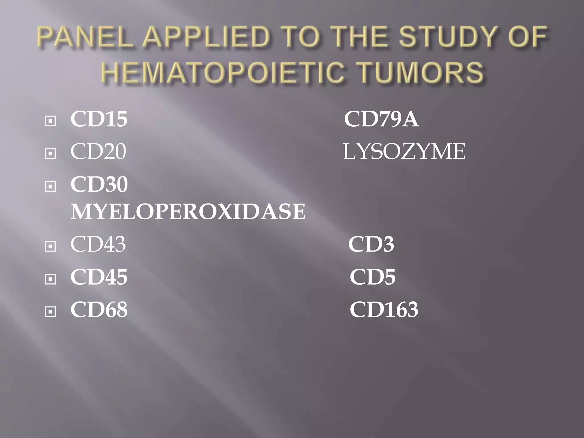 Cancer and ihc markers | PPTX