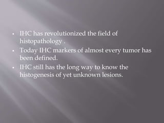 Cancer and ihc markers | PPTX