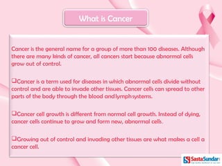 Cancer And Its Causes | PPT