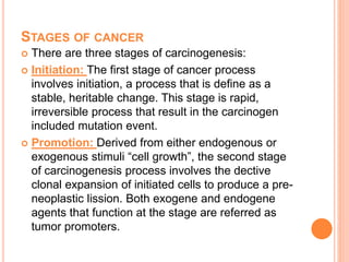 Cancer and its prevention | PPTX