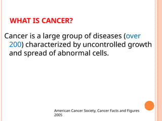 cancer definition and risk factors plus the role of diet in prevention ...