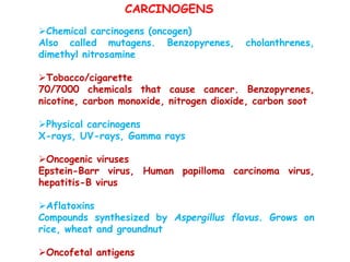 Cancer and tumor markers | PPTX