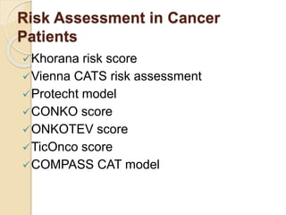 Cancer associated thrombosis.pptx