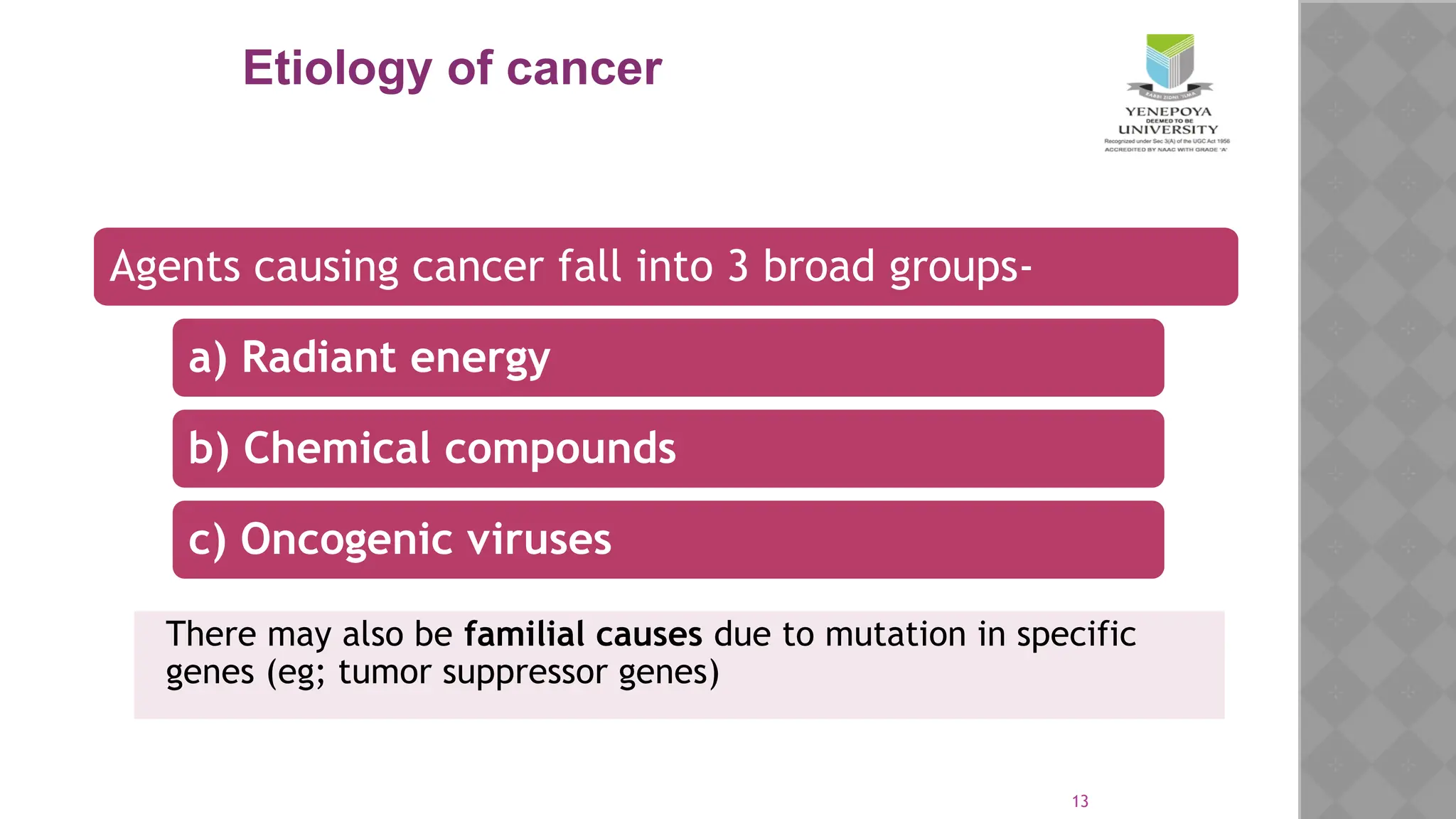 cancer biochemistry, oncogenesis, tumor markers.pptx