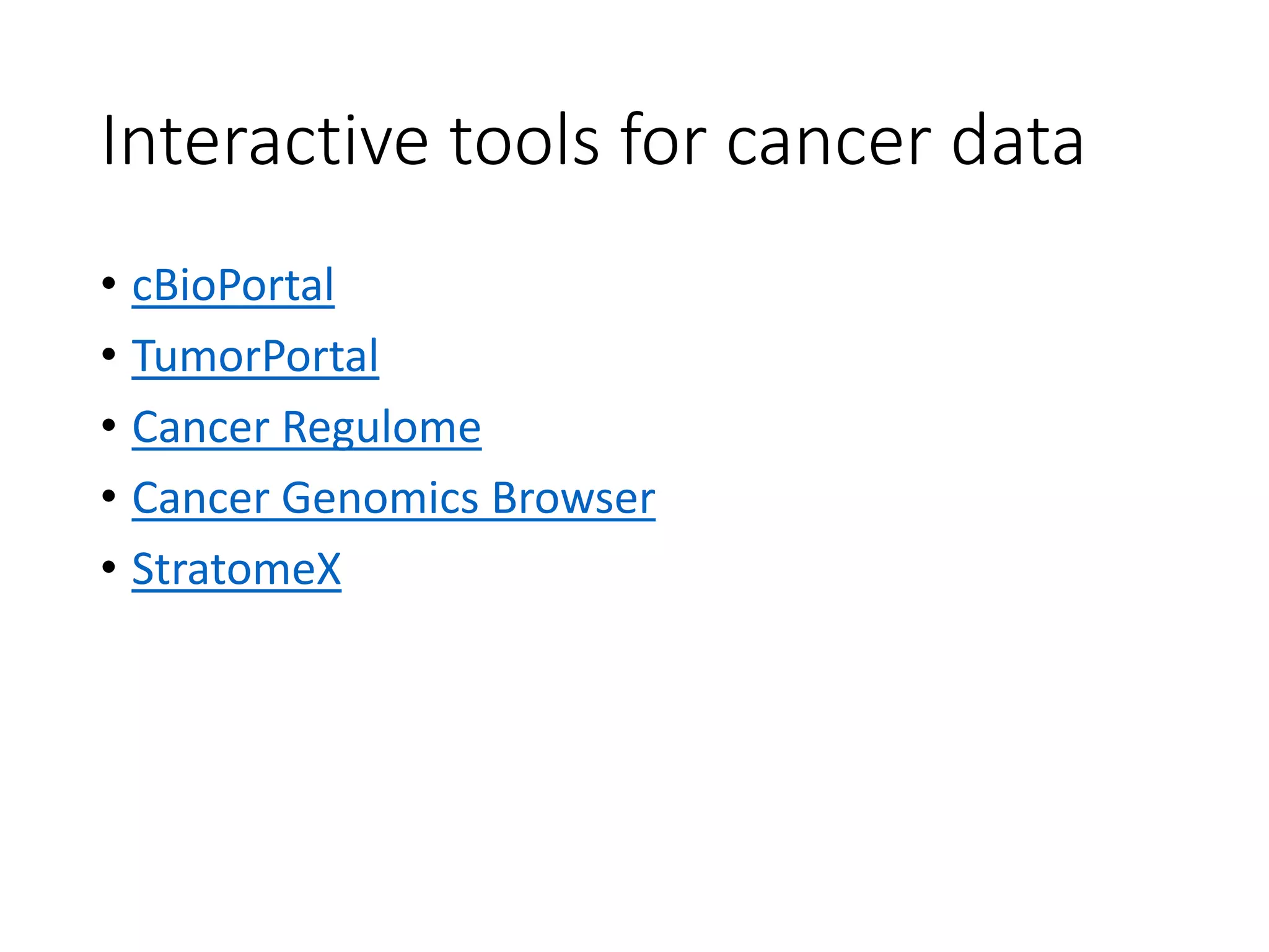 CancerBioinformatics_DataTypesResources_012215.pptx