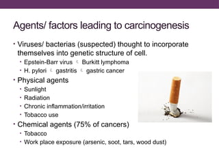 Nursing Management of clients with cancer | PPTX