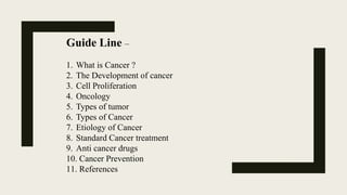 Cancer biology | PPTX