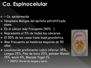 Cáncer de la Mucosa Bucal y patologia.pdf
