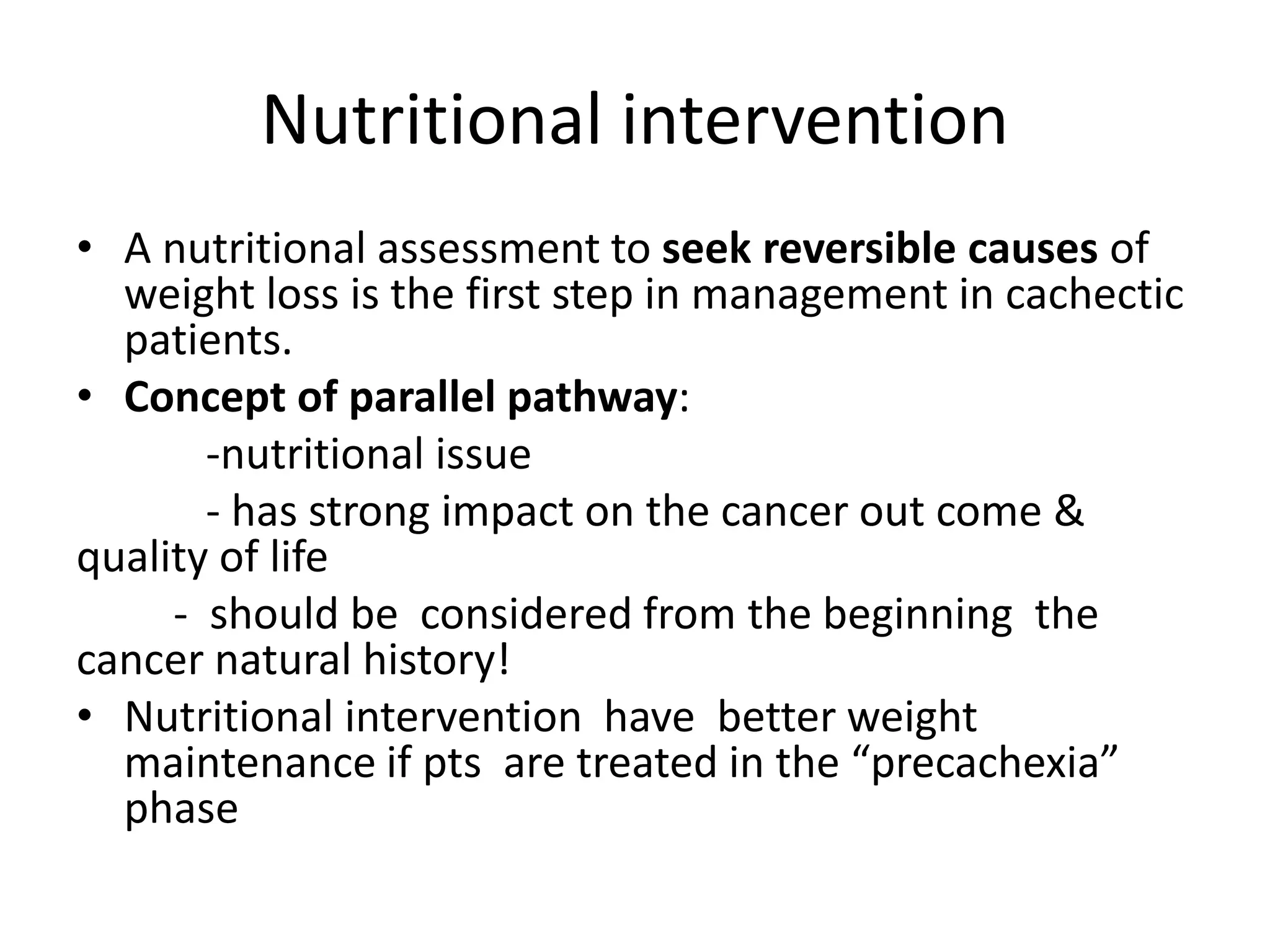 Cancer cachexia | PPTX