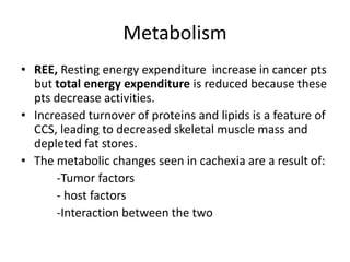 Cancer cachexia | PPTX