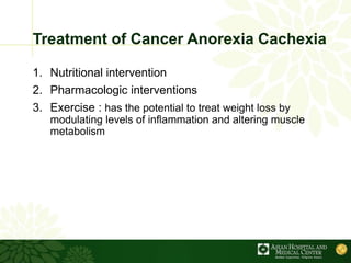 Cancer cachexia | PPTX