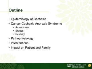 Cancer cachexia | PPTX