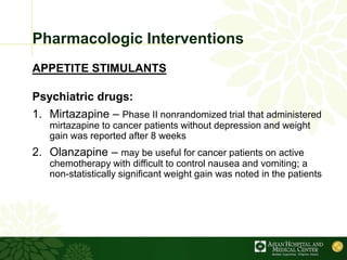 Cancer cachexia | PPTX
