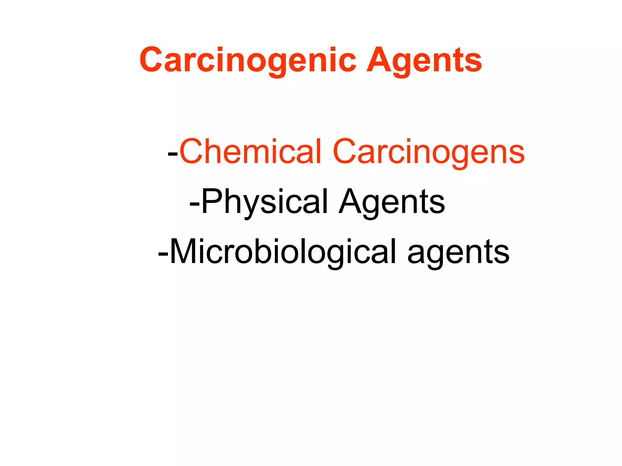 Cancer carcinogens | PPT
