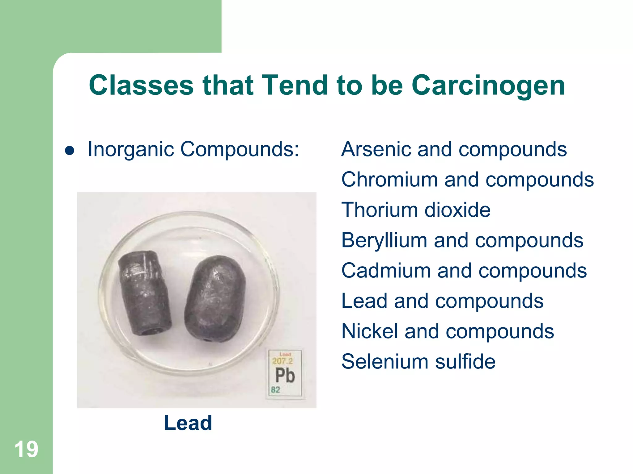 Cancer Causing Chemicals HSE Presentation HSE Formats.PPT