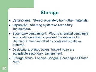 Cancer Causing Chemicals HSE Presentation HSE Formats.PPT