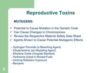 Cancer Causing Chemicals HSE Presentation HSE Formats.PPT