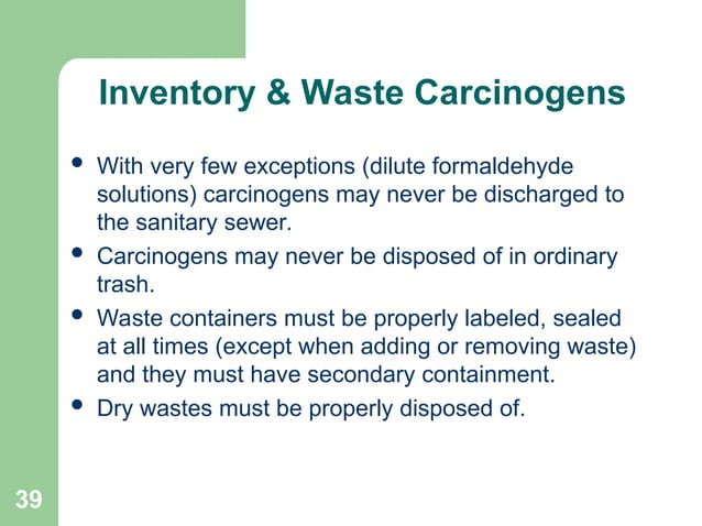 Cancer Causing Chemicals HSE Presentation HSE Formats.PPT