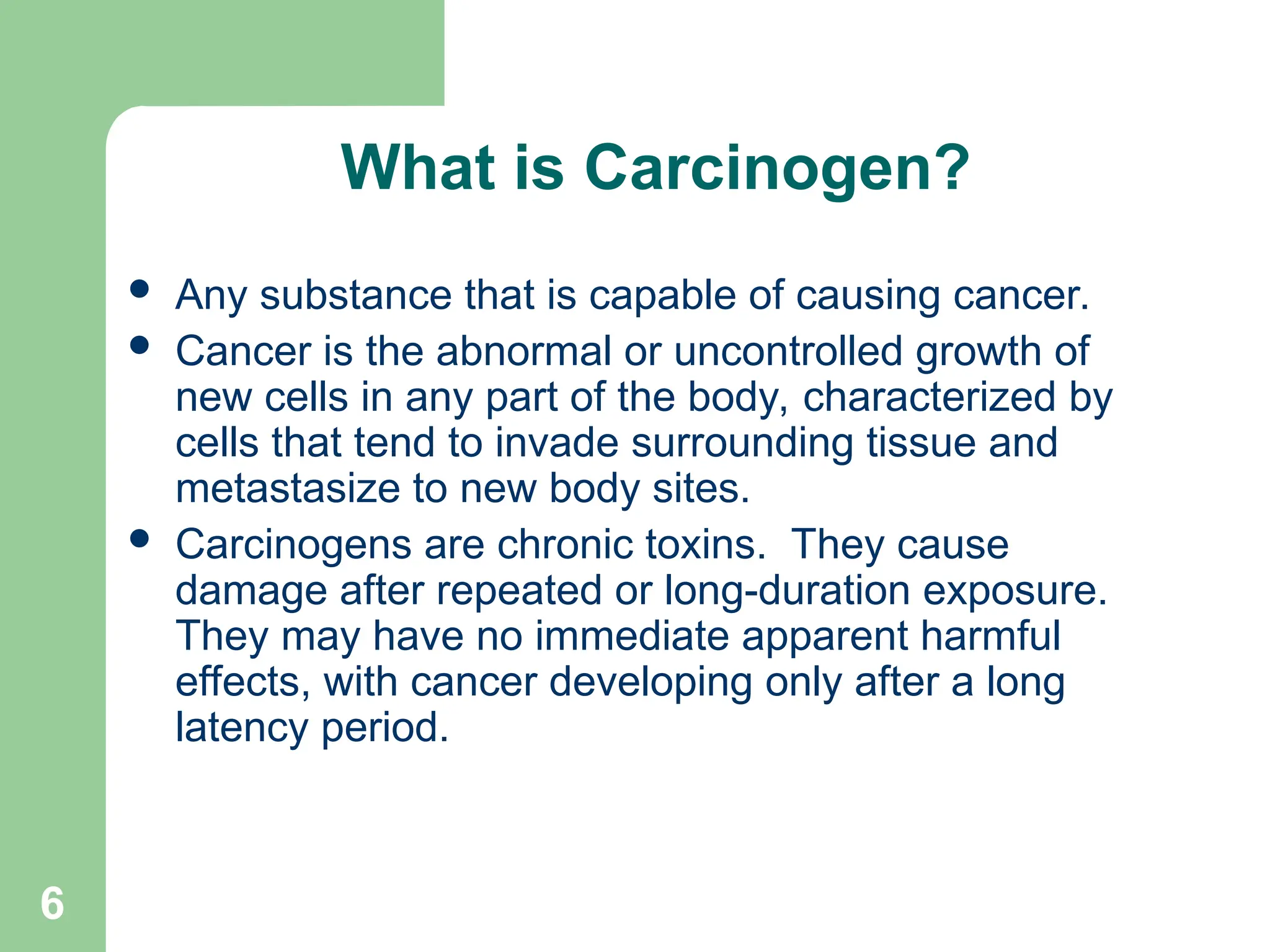 Cancer Causing Chemicals hseprof.com.PPT